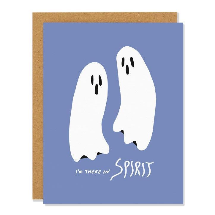 I'm There In Spirit Note Card | Good Omen