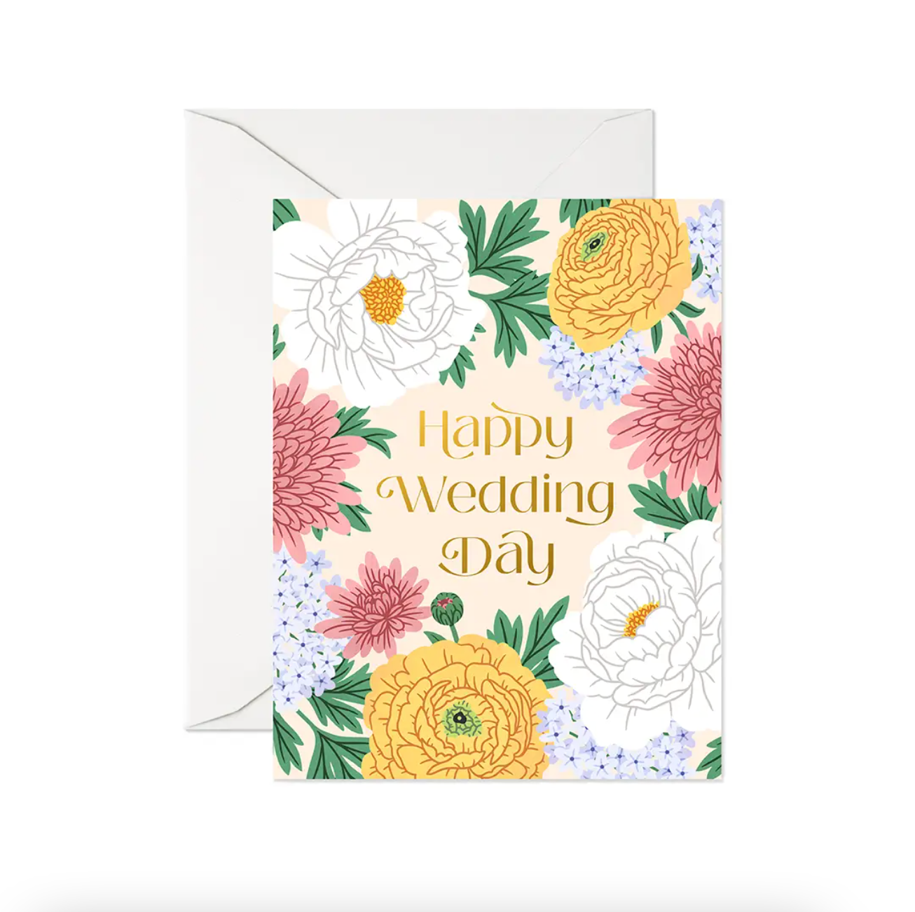 Happy Wedding Day Note Card | Good Omen
